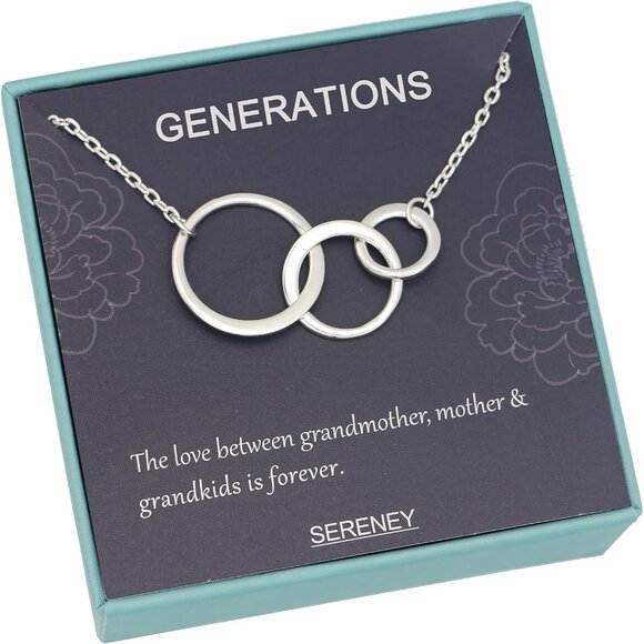 Jewelry | Three Generations Necklace In Sterling Silver A Sentimental ...